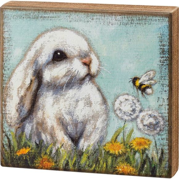 Primitives by Kathy | Accents | White Bunny Rabbit And Bumblebee ...